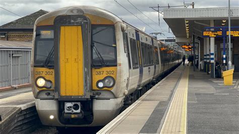 Great Northern Class 387 Electrostar 387302 387201 Departing