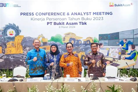 RUPST Bukit Asam PTBA Sepakat Bagikan Dividen Rp4 57 Triliun Setara