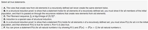 solved select all true statements a the rules that create
