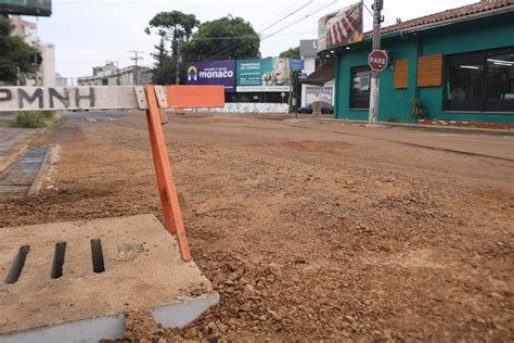 Obras na Rua Marcílio Dias devem terminar em até 15 dias Novo