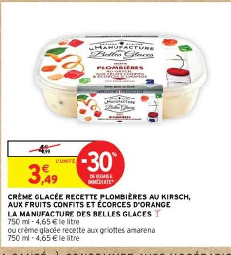 Promo Cr Me Glac E Recette Plombi Res Au Kirsch Aux Fruits Confits Et