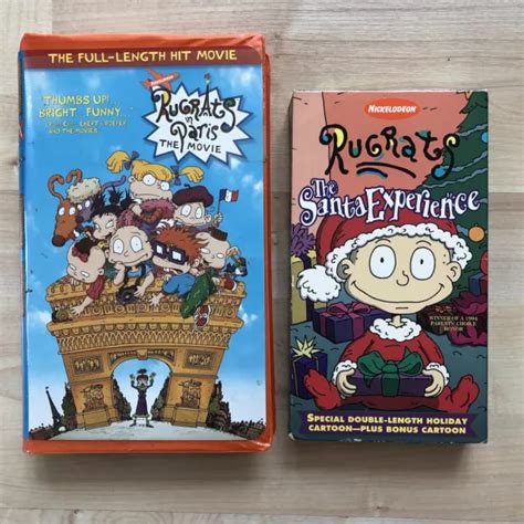 Rugrats Vhs Lot Of In Paris The Movie The Santa Experience