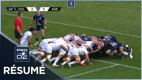 PRO D2 Saison 2023 2024 J25 Résumé Colomiers Rugby SU Agen Vidéo