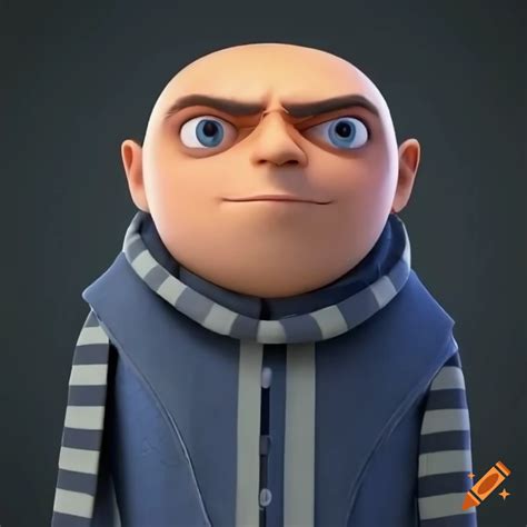 3d Render Of Gru From Despicable Me On Craiyon