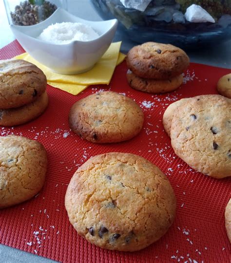 Cookies à la noix de coco pépites de chocolat
