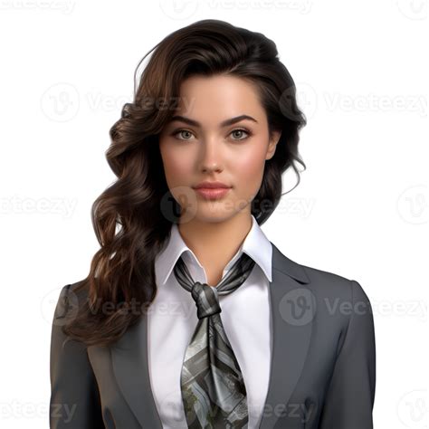 Beautiful Female Secretary Office Lady Office Girl Office Secretary No Background Perfect For