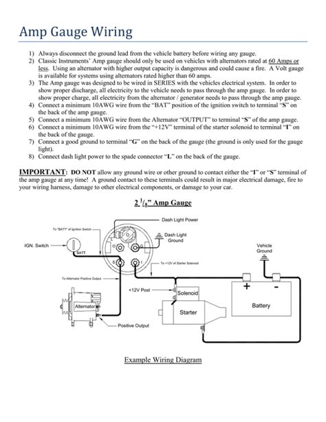 Clic Instruments Wiring Diagrams