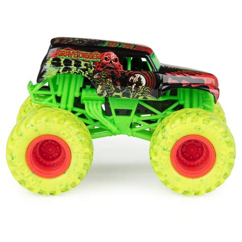 Monster Jam Official Grave Digger 1 64 Scale Monster Truck And 5 Inch
