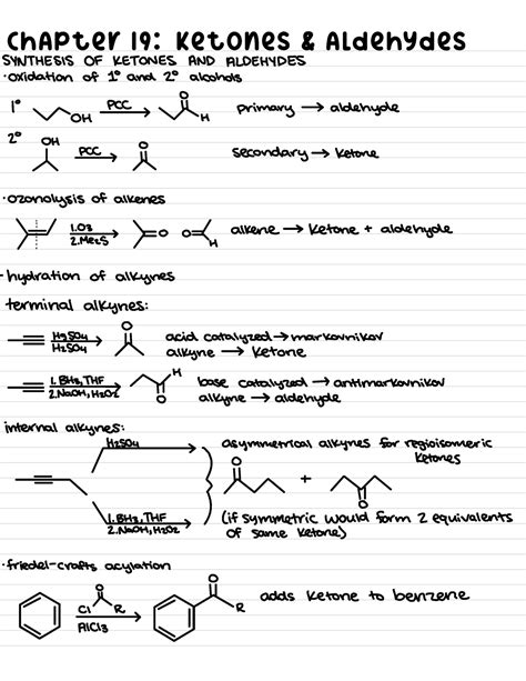 CHEM 2420 Chapter 19 Organic Chemistry CHAPTER 19 KETONES