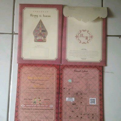 Ukuran Undangan Nikah Coretan
