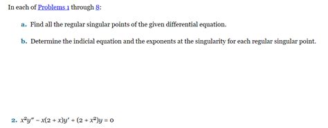 solved in each of problems 1 through 8 a find all the