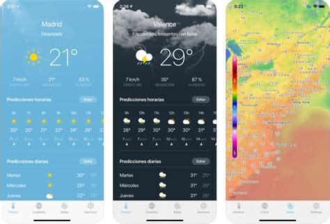 Mejores Aplicaciones Para Consultar El Tiempo En IPhone
