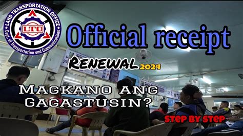 Motorcycle Registration Renewal Paano Mag Pa Rehistro Ng Motor