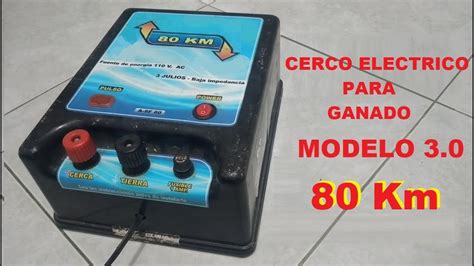 Cerco eléctrico para ganado con alcance de 80km modelo 3 0 YouTube