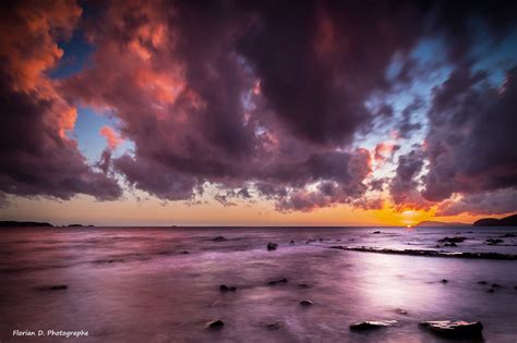 Papel De Parede P R Do Sol Mar Dom Mer Seascape Fran A Rocha