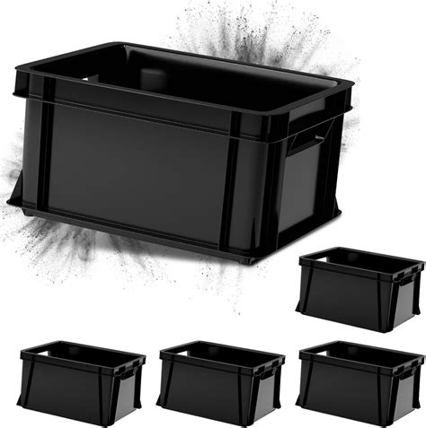 ARTECSIS Lot De 5x Mini Caisse Rangement Plastique 11L 35x24x18cm