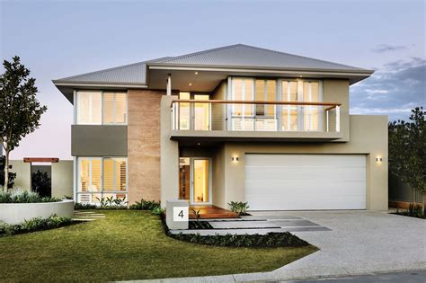 Diseño de casa moderna de dos pisos fachada e interiores Construye Hogar