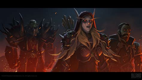 Battle For Azeroth Sylvanas Wallpaper Woodslima