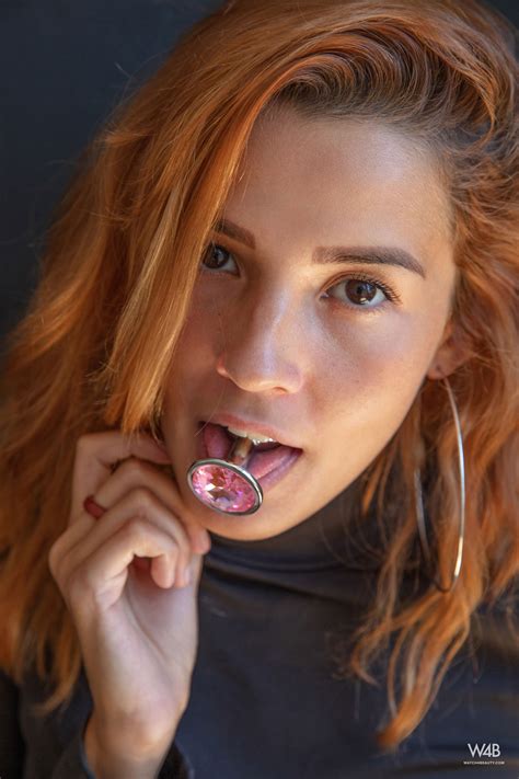 Agatha Vega Posing With A Butt Plug