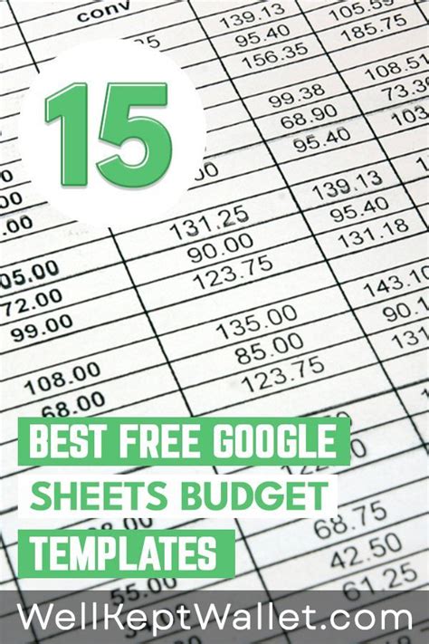 Best Google Sheets Budgeting Templates Artofit