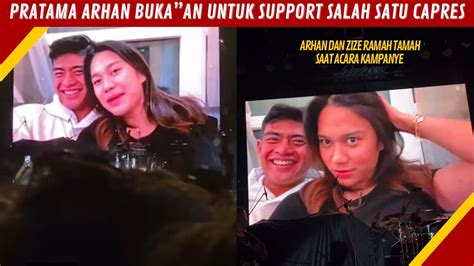 MOMENT TERBUKANYA PRATAMA ARHAN ZIZE IKUT SUPPORT KAMPANYE CAPRES