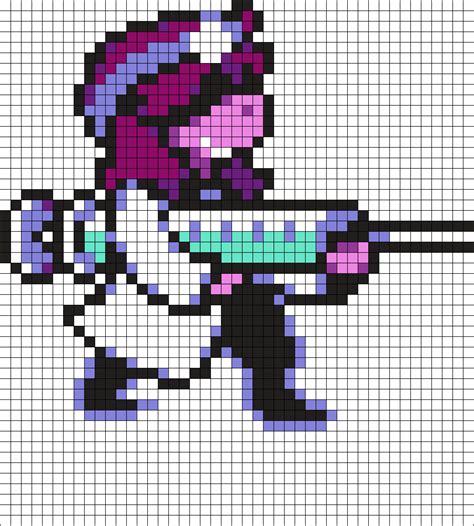 Nurse Susie Deltarune Perler Bead Pattern Bead Sprites Characters The