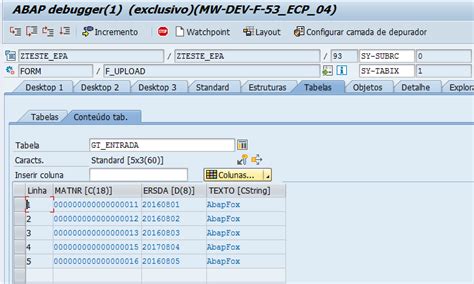 ABAP SAP AbapFox Aprenda ABAP Definitivamente Importar Arquivo Do