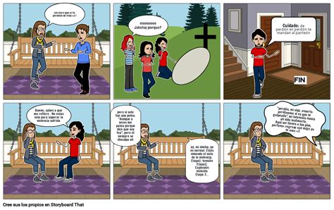 Historieta Maltrato A La Mujer Storyboard By Lizbeth