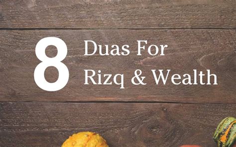 8 Powerful Dua For Rizq Wealth From Quran Hadith Islamtics