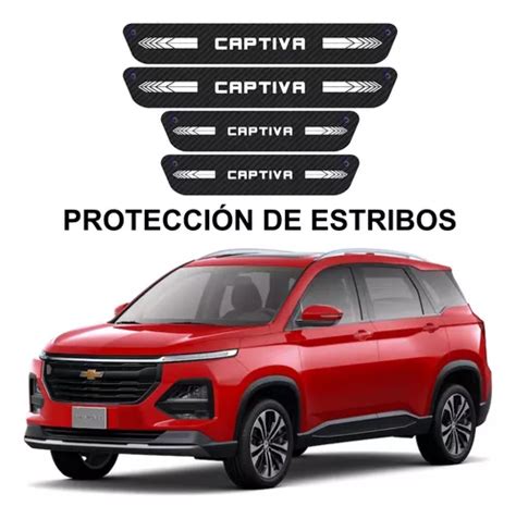 Sticker Protecci N De Estribos Puertas Chevrolet Captiva Meses Sin