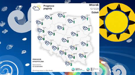 Prognoza pogody 12 grudnia 2023 słabe warunki pogodowe Radio