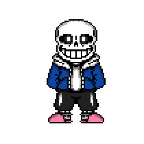 Pixilart Shaded Sans Sprite By Underverseink1