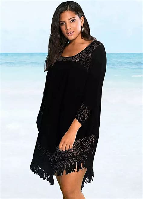 Crochet Beach Cover Up By Bonprix Curvissa