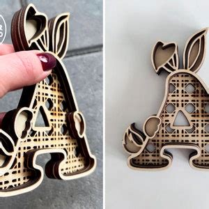 Laser Cut Files ALPHABET Svg For Laser Cutting And Laser Cut Name Sign