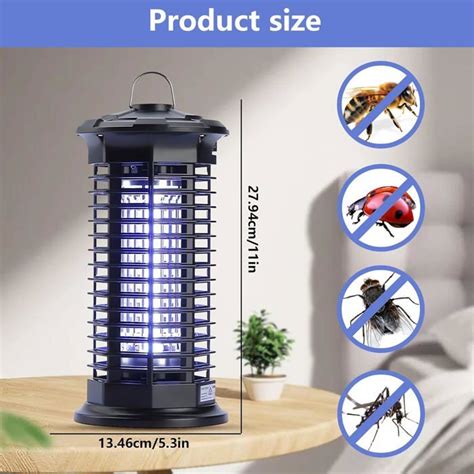 Lampe Anti Moustique 15W 4200V Uv Lampe Anti Mouche Tueur D Insectes