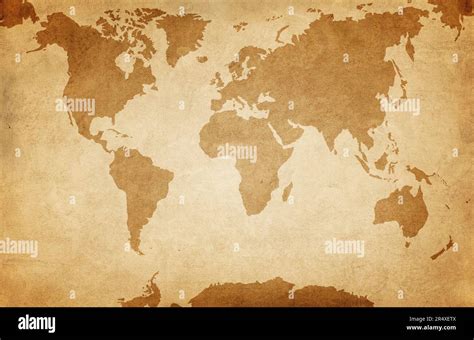 Old Paper Map Hi Res Stock Photography And Images Alamy