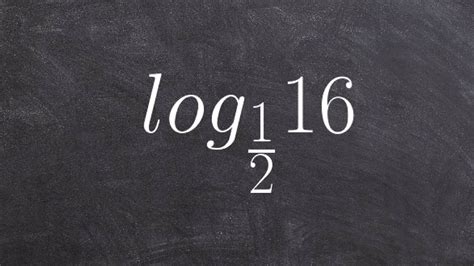how to evaluate a logarithm without a calculator with a fraction as the base youtube