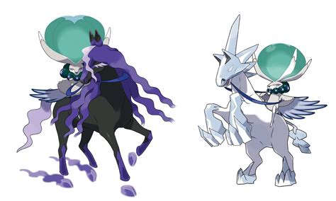 Pokemon Sword Shield Officially Introduces Glastrier Spectrier And