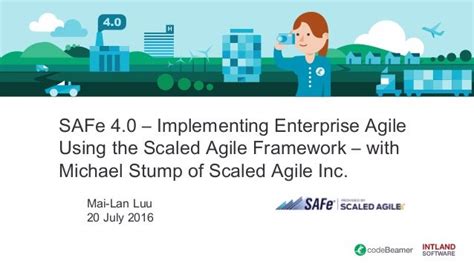 safe 4 0 implementing enterprise agile using the scaled agile fra…