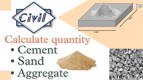 How To Calculate Cement Sand Aggregate And Water Quantity In Concrete