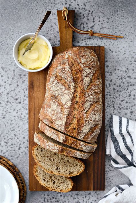 No Knead Rye Bread Simply Scratch