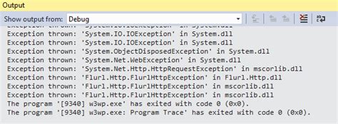 C Flurl Exception Not Being Caught Stack Overflow