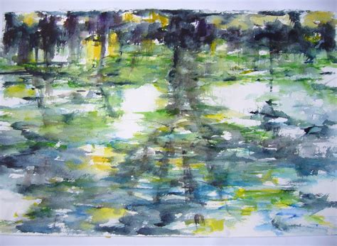 Artiste Peintre Aquarelliste Reflets Sur L Eau