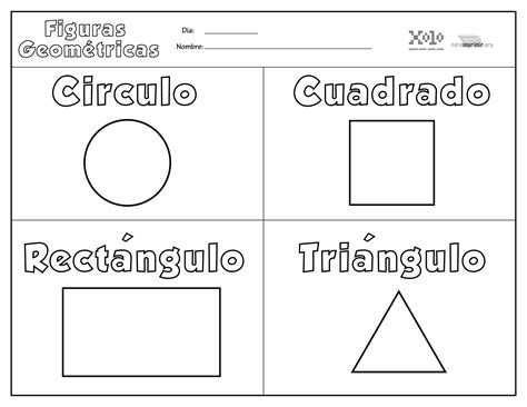 Figuras Geometricas Basicas Para Niños Para Colorear Figuras