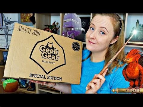 HARRY POTTER GEEK GEAR WIZARDRY SPECIAL EDITION UNBOXING AUGUST 2019