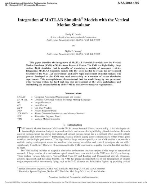 pdf integration of matlab simulink models with the vertical · integration of matlab