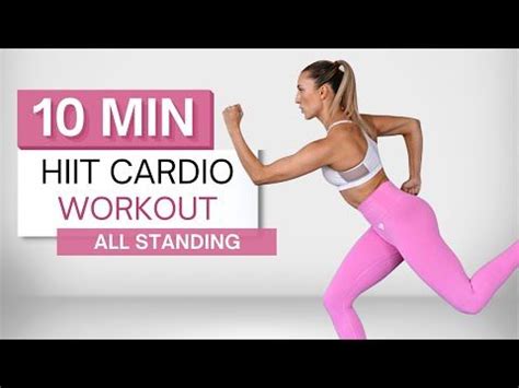 10 Min KILLER HIIT CARDIO WORKOUT All Standing Wrist Friendly