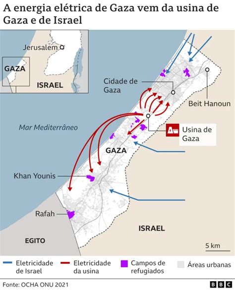 Faixa De Gaza Em Mapas Como A Vida No Territ Rio Palestino Bbc