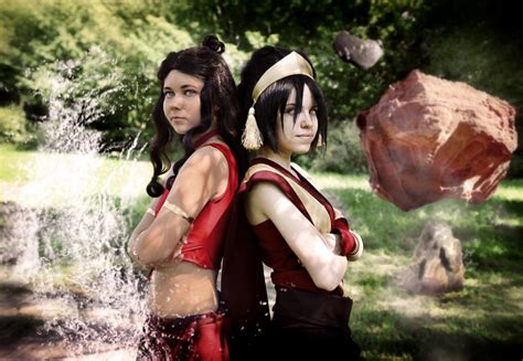 Katara And Toph Bei Fong Avatar By Tophwei On Deviantart