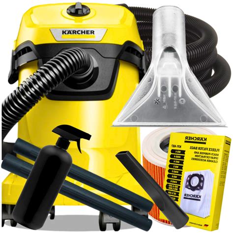 ODKURZACZ PRZEMYSŁOWY KARCHER WD 3 1000W MOCNY SUCHO MOKRO TURBO XL